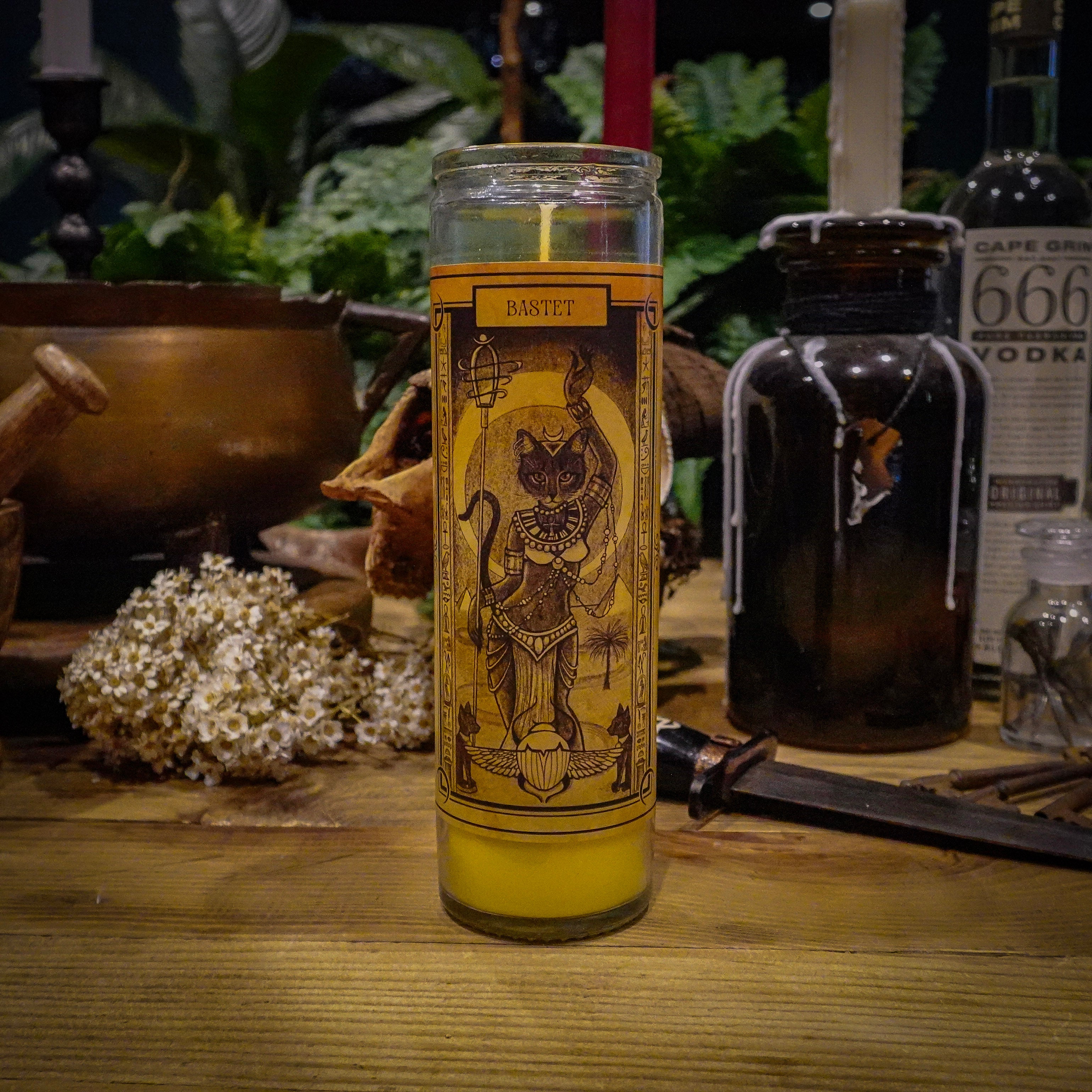 Bastet, Devotional Candle – Elfhame